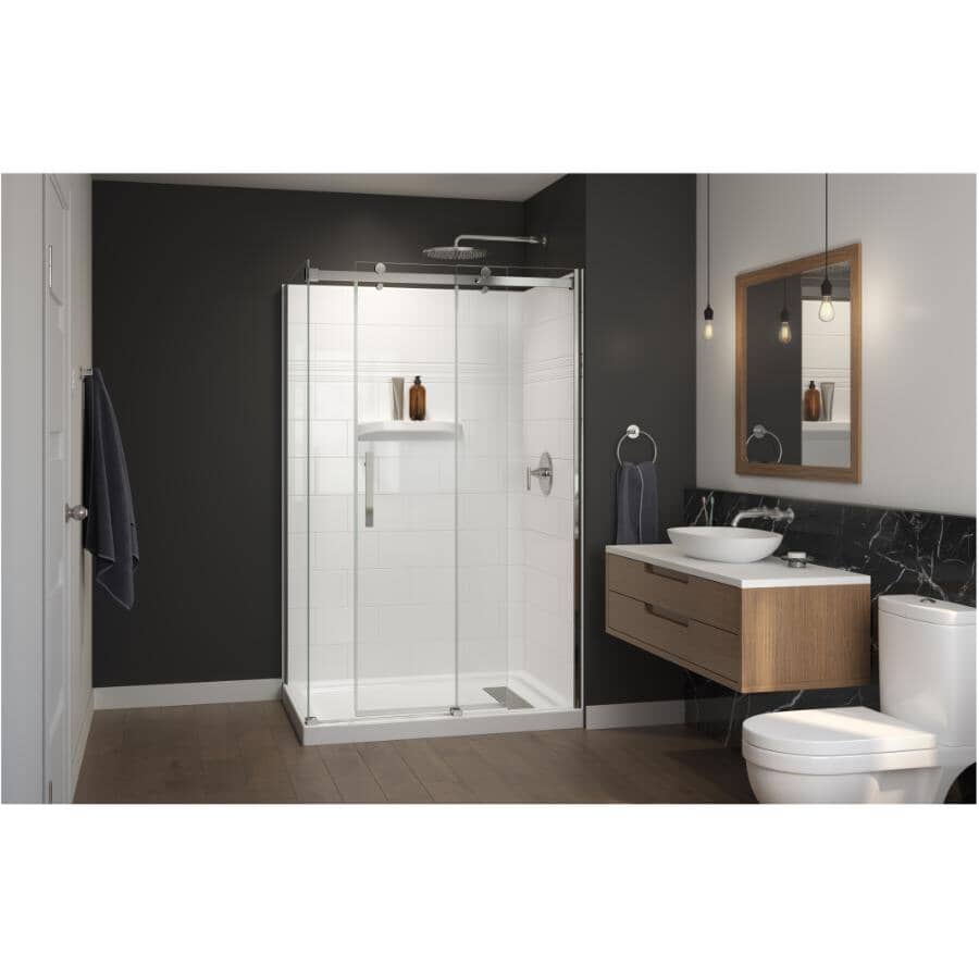TECHNOFORM 48" x 36'' Supreme Acrylic 2-Piece Corner Shower Walls | Home Hardware
