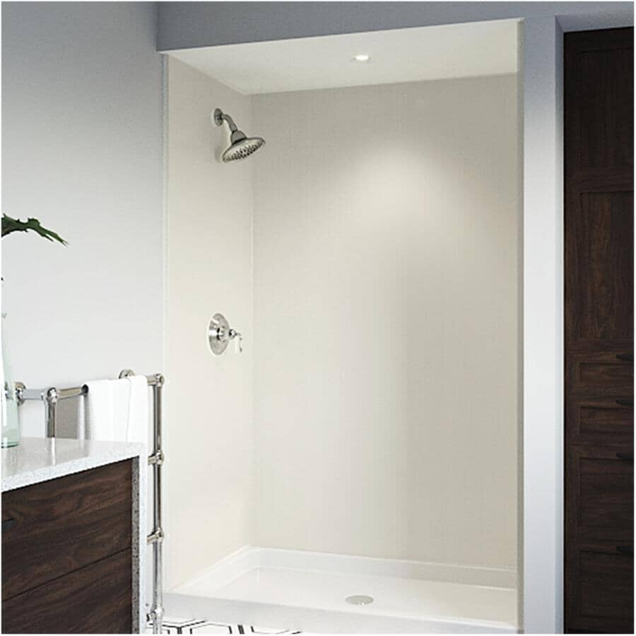 WETWALL 60" x 36" Staccato 4-Piece Tub + Shower Surround | Home Hardware