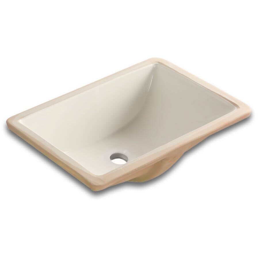 CHELINI 20" x 15" Palmero Rectangular Undermount Basin | Home Hardware