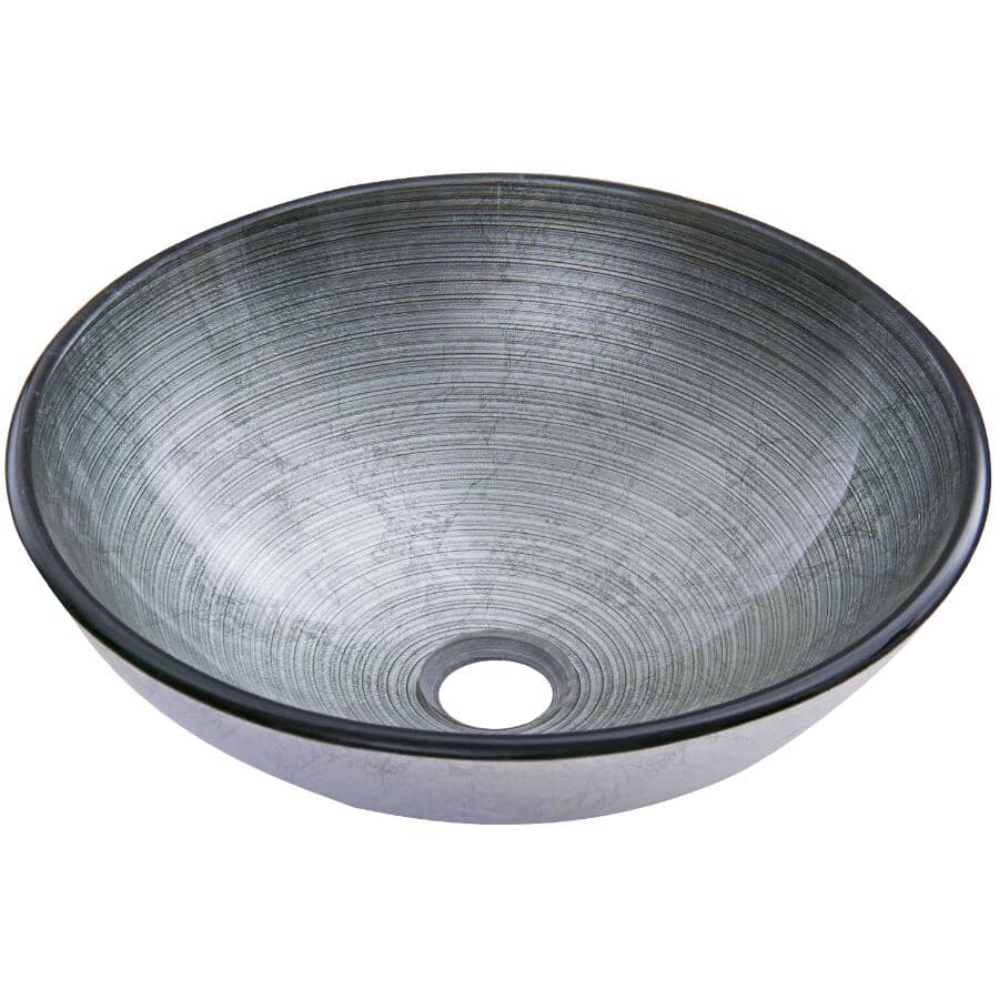 VIGO 16.5" Simply Silver Round Vessel Basin | Home Hardware