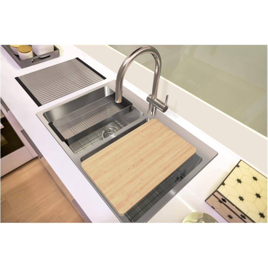 KINDRED 31"x 21" Double Drop-In Kitchen Sink | Home Hardware
