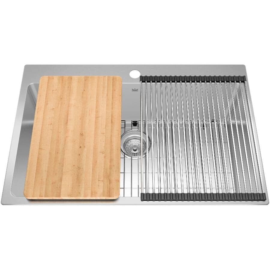 KINDRED 31"x 22" Single Drop-In Kitchen Sink | Home Hardware