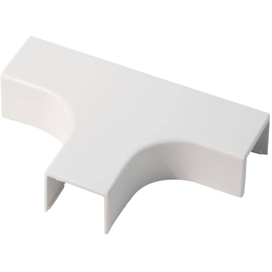 NORTH AMERICAN BRANDS Small White Cord Conceal Tee Connector Fitting ...
