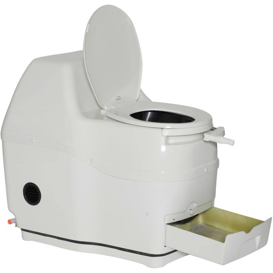 SUN-MAR Excel Medium Capacity Electric Composting Round Toilet | Home ...