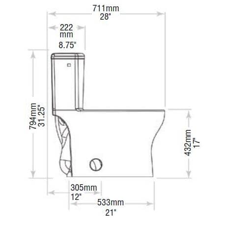 HENNESSY & HINCHCLIFFE 3L Proficiency Toilet | Home Hardware