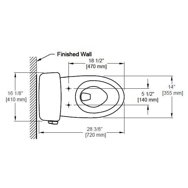 TOTO Drake Elongated Toilet Bowl | Home Hardware