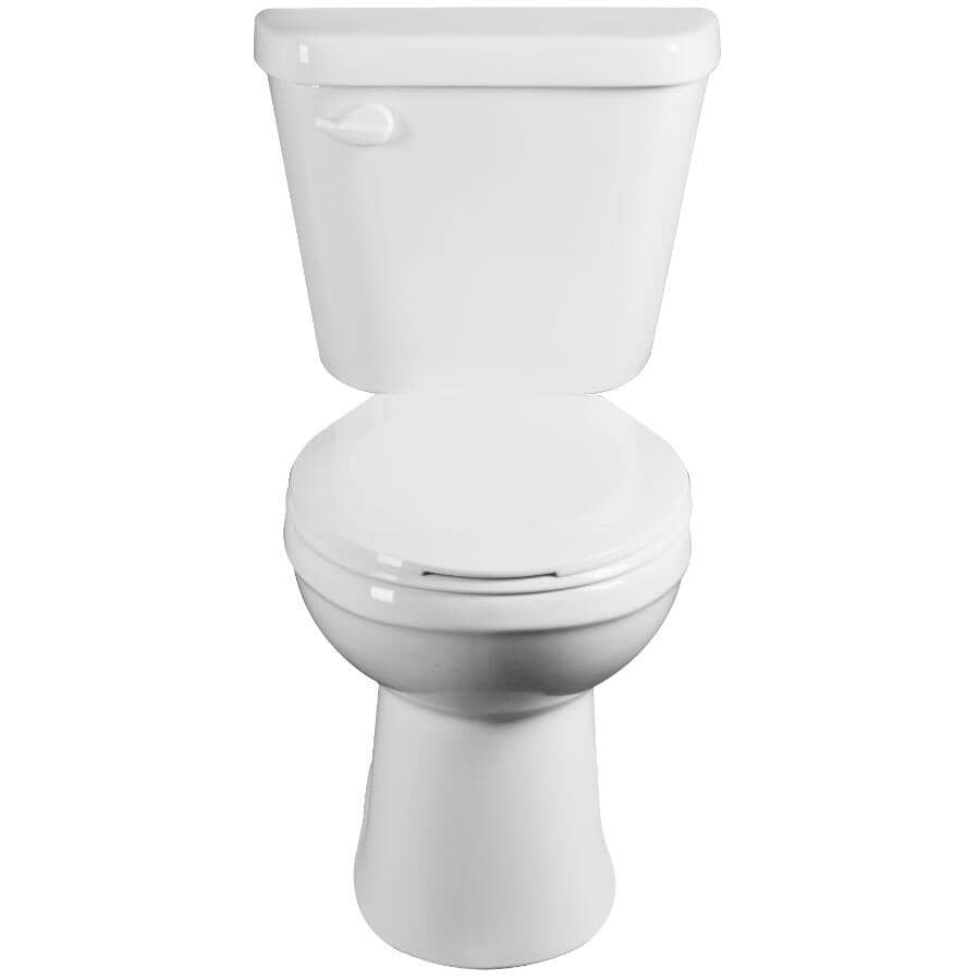 CHELINI 6 L Cabot Round Toilet - White | Home Hardware