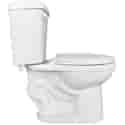 CHELINI 6 L Cabot Round Toilet - White | Home Hardware