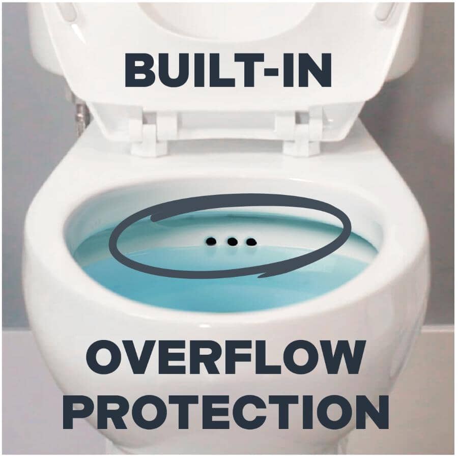 CRAFT + MAIN 4.8 L Easley Round Toilet with Flush Guard Technology ...