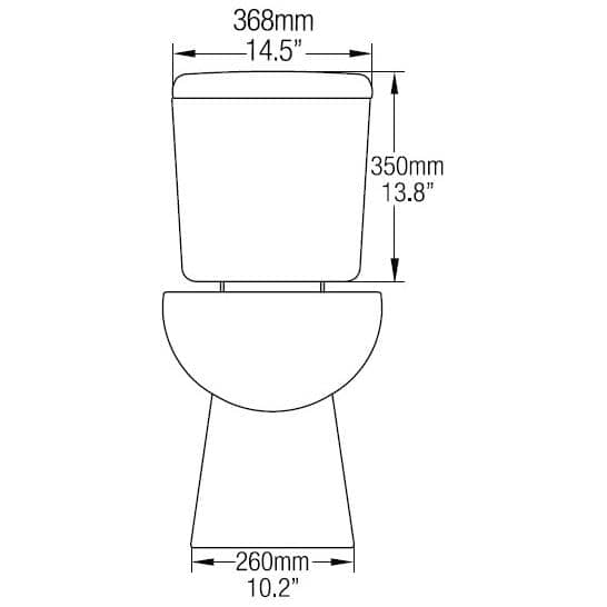 HENNESSY & HINCHCLIFFE 3L Proficiency Round Toilet | Home Hardware