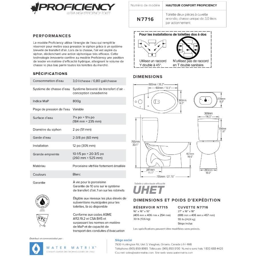 HENNESSY & HINCHCLIFFE 3L Proficiency Round Toilet | Home Hardware