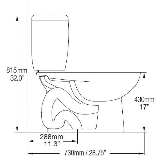 HENNESSY & HINCHCLIFFE 3L Proficiency Toilet | Home Hardware