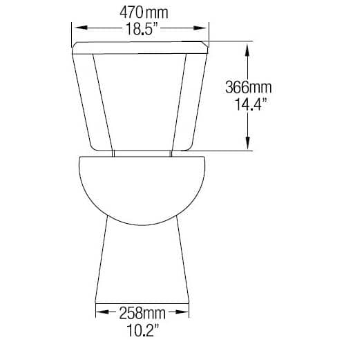 HENNESSY & HINCHCLIFFE 3L Proficiency Toilet | Home Hardware