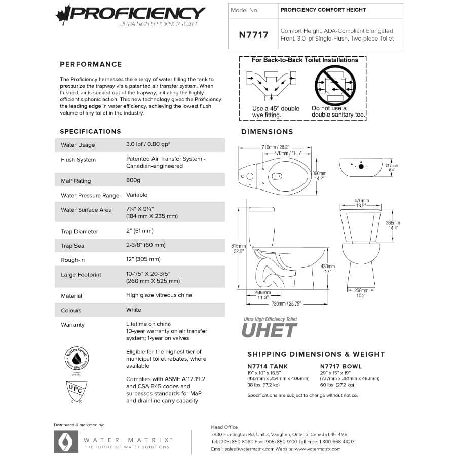 HENNESSY & HINCHCLIFFE 3L Proficiency Toilet | Home Hardware