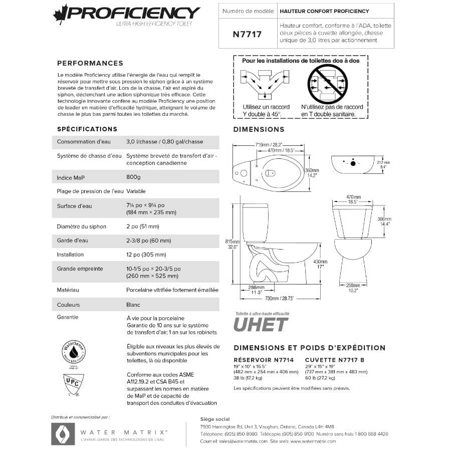 HENNESSY & HINCHCLIFFE 3L Proficiency Toilet | Home Hardware