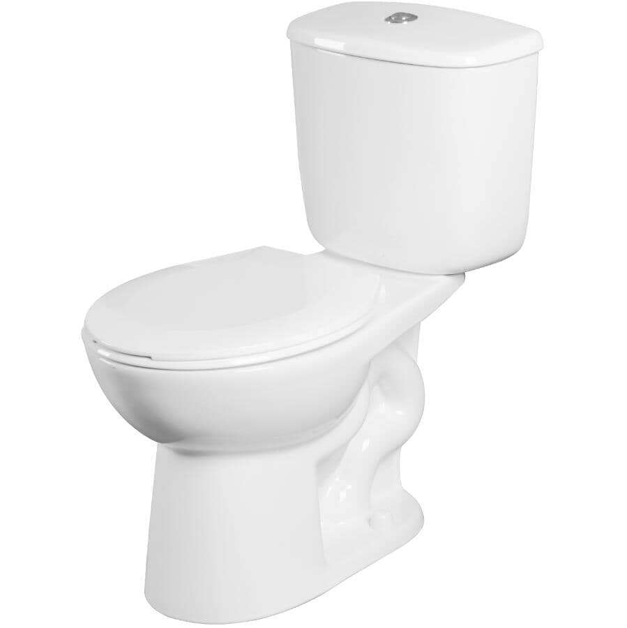 CHELINI 3 L/6 L Marriot Dual Flush Round Toilet | Home Hardware