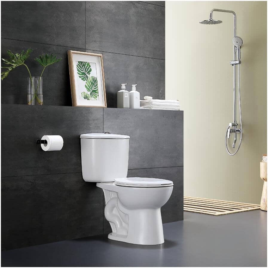 CHELINI 3 L/6 L Marriot Dual Flush Round Toilet | Home Hardware