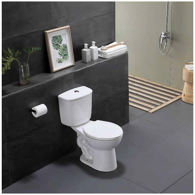 CHELINI 3 L/6 L Marriot Dual Flush Round Toilet | Home Hardware