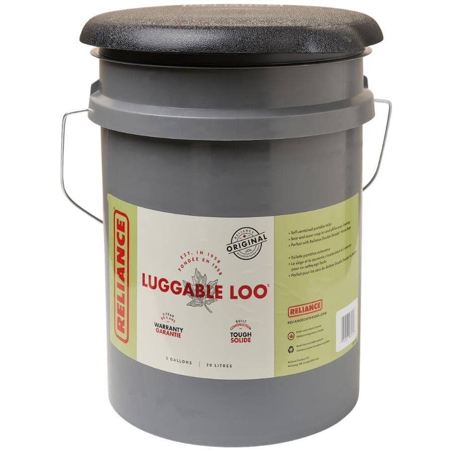 RELIANCE Luggable Loo Portable Bucket Camping Toilet | Home Hardware
