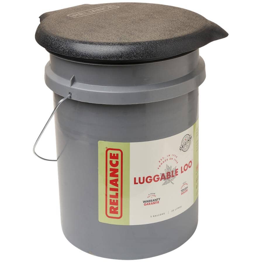 RELIANCE Luggable Loo Portable Bucket Camping Toilet | Home Hardware