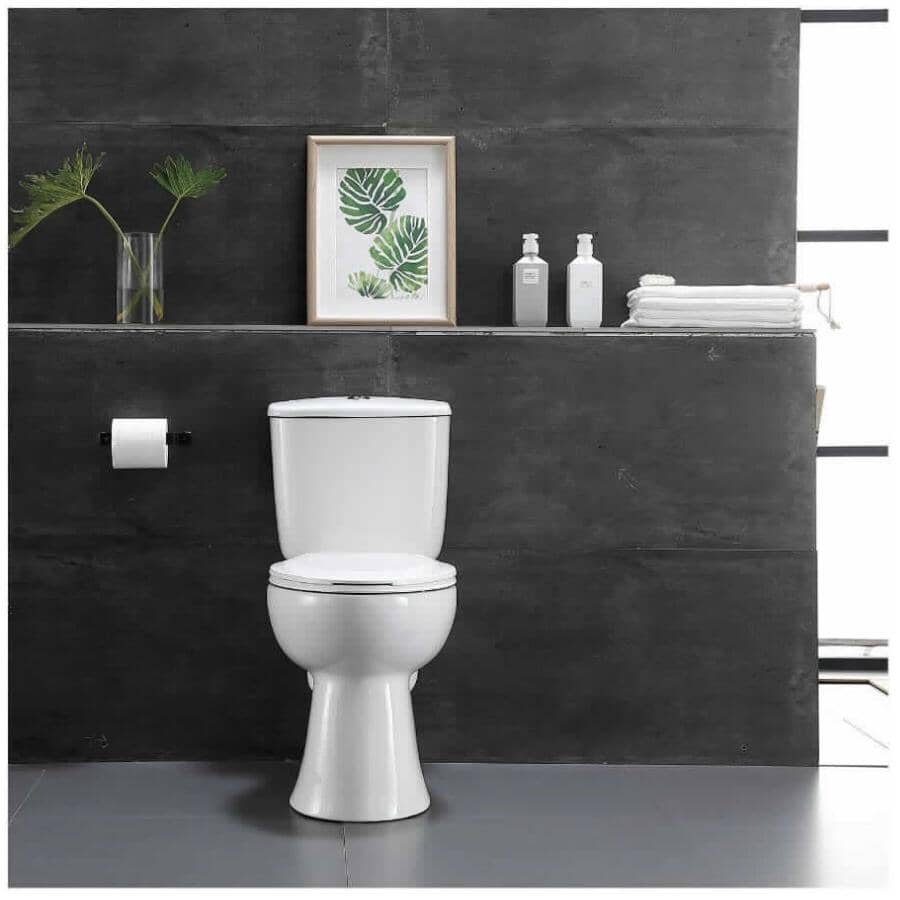 CHELINI 3 L/6 L Marriot Dual Flush Elongated Toilet | Home Hardware