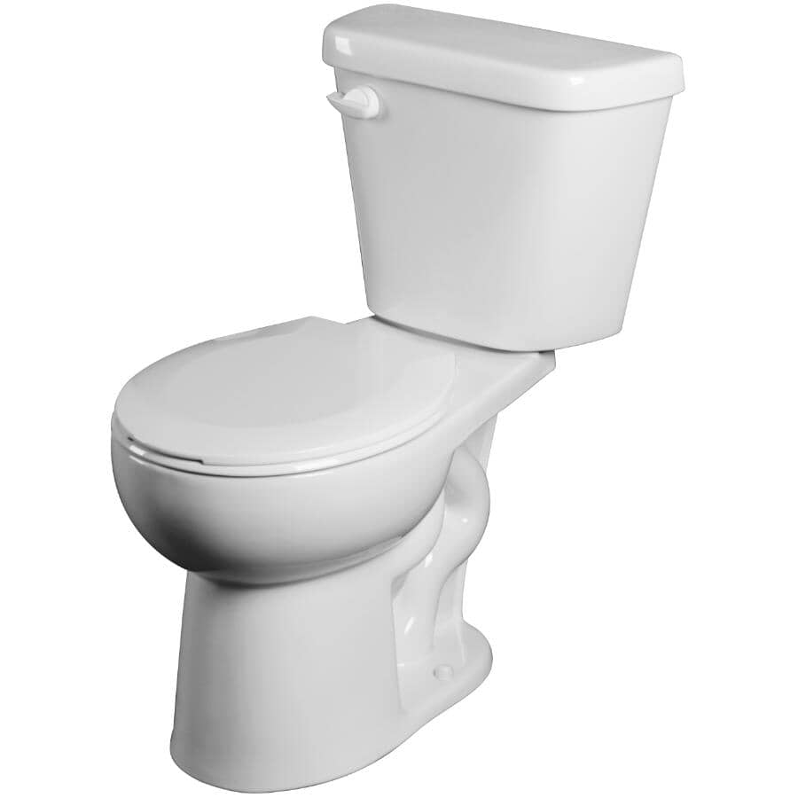 Toilette ronde isolée Cabot de 6,8 L, 16,5 po Chelini | Home Hardware