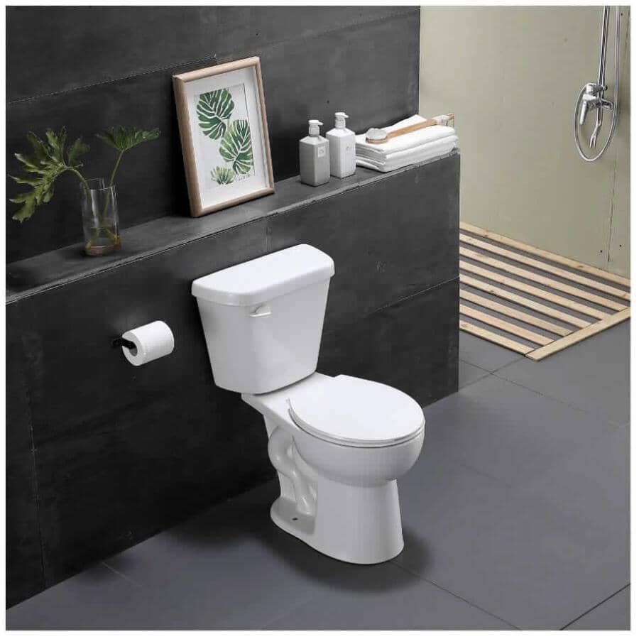CHELINI 4.8 L Cabot Round Toilet | Home Hardware
