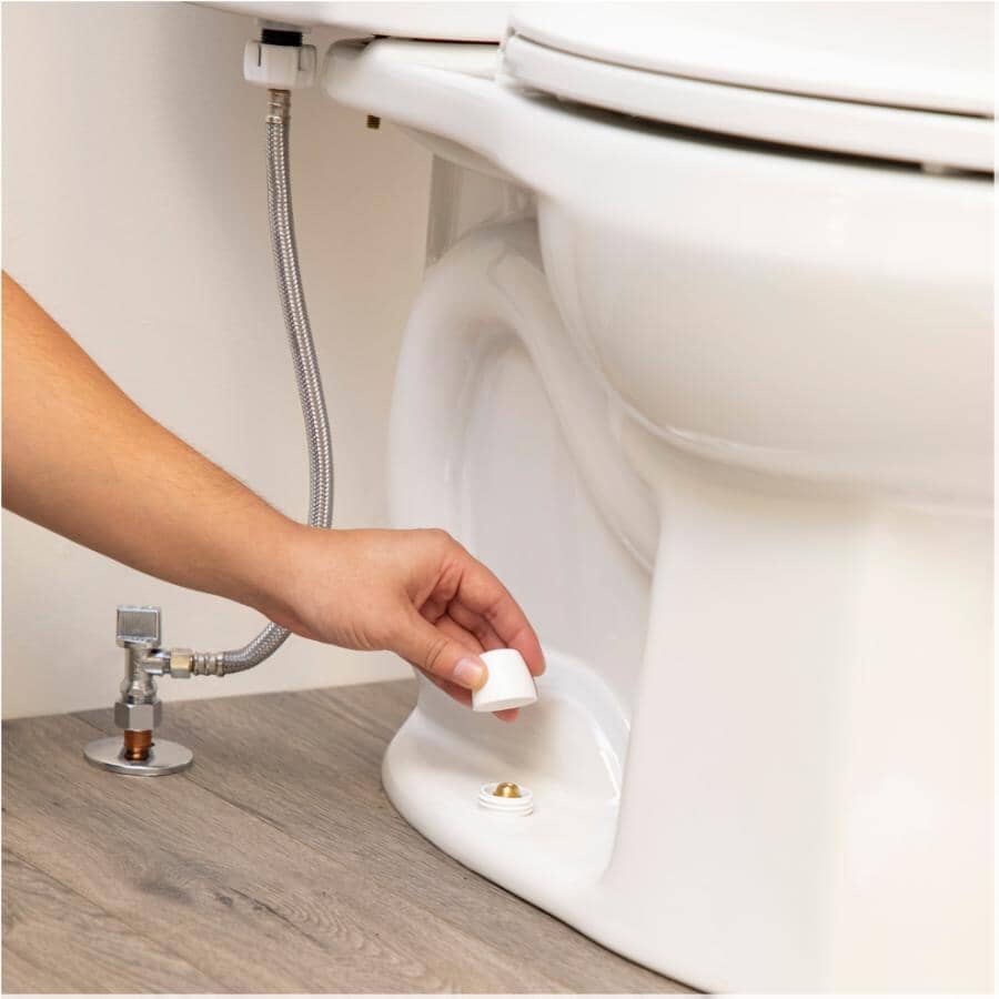 FLUIDMASTER 2 Pack Universal Secure Cap Toilet Bolt Caps | Home Hardware