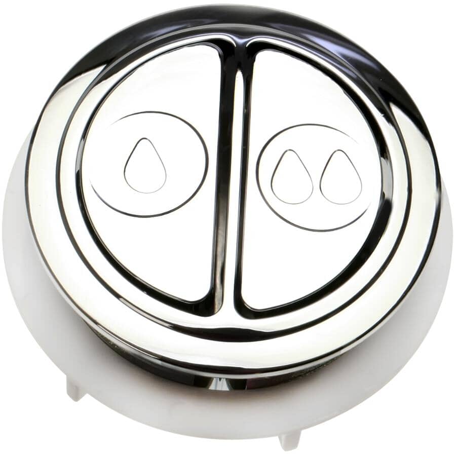 FLUIDMASTER Push Button Toilet Lever For Glacier Bay Toilets | Home ...