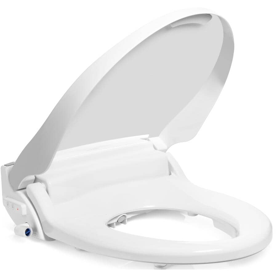 BRONDELL Elongated Electric Plastic Bidet Toilet Seat with Slow Close ...