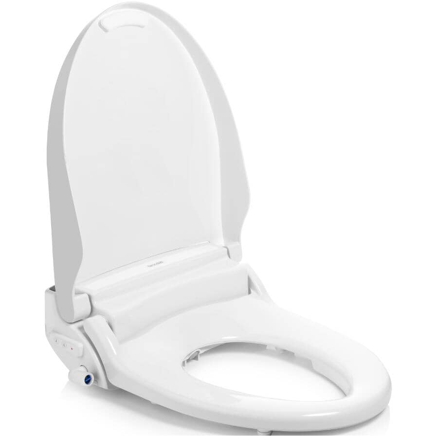 BRONDELL Elongated Electric Plastic Bidet Toilet Seat with Slow Close ...