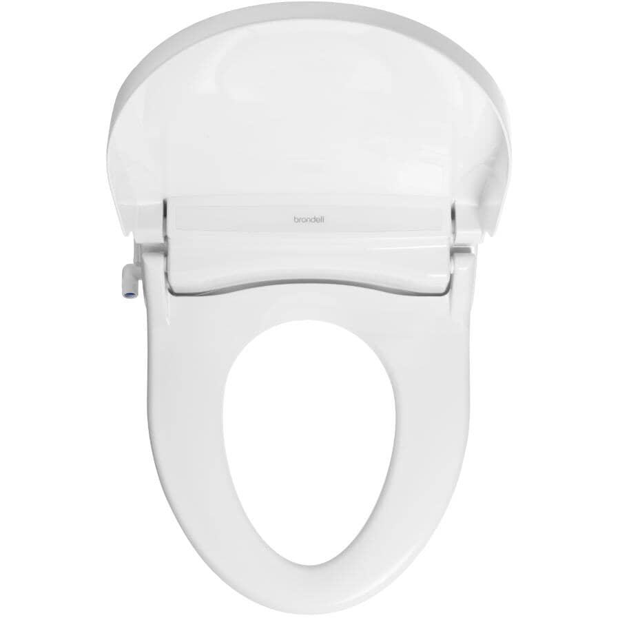 BRONDELL Elongated Electric Plastic Bidet Toilet Seat with Slow Close ...