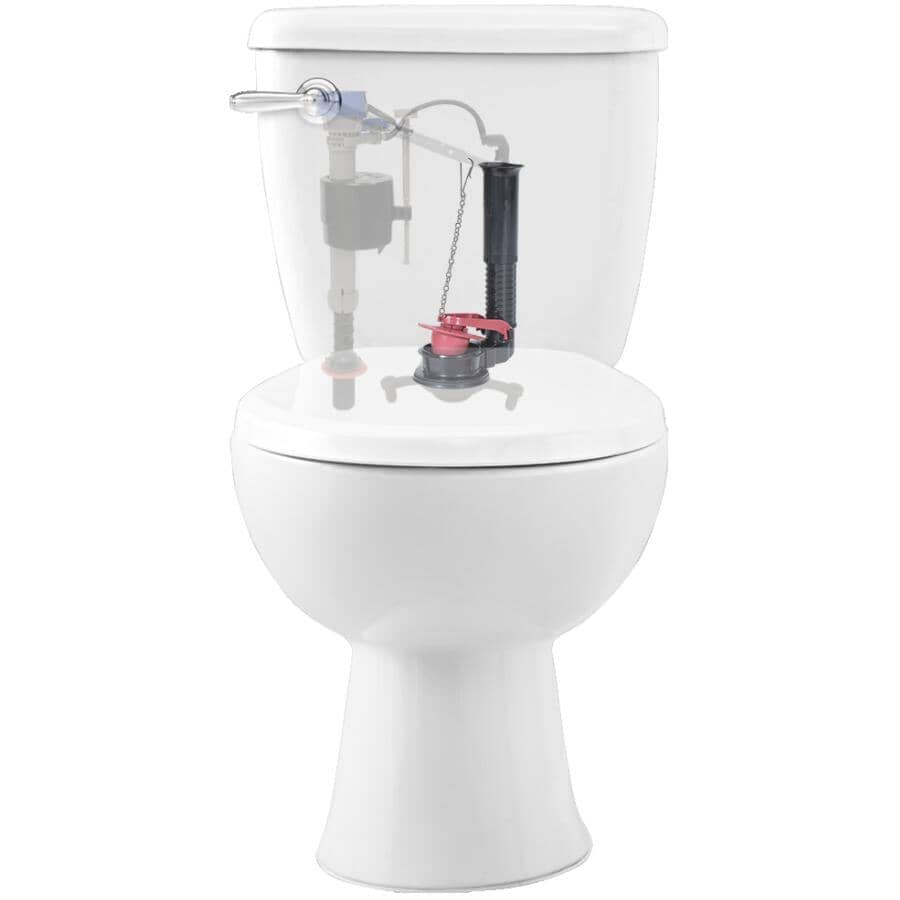 FLUIDMASTER 2" Adjustable Toilet Flush Valve with Flapper | Home Hardware