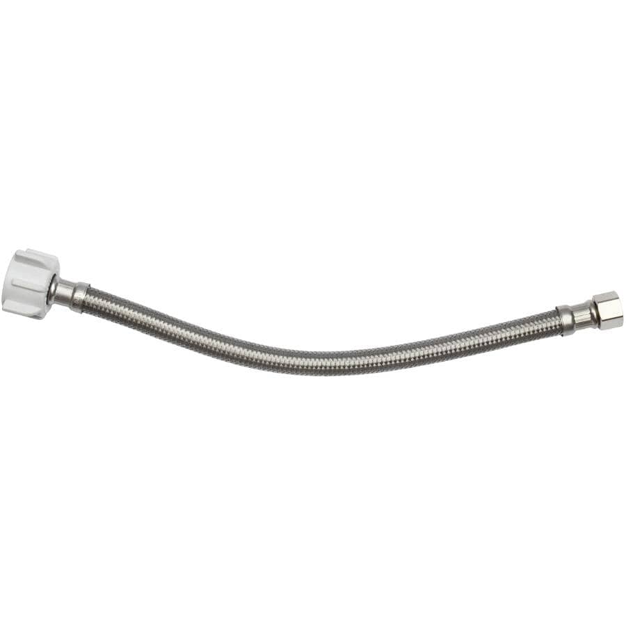 LYNCAR 7/8 BC Nut x 3/8" Compression x 12" Toilet Tank Connector | Home ...