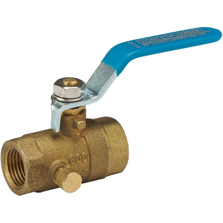 HOME PLUMBER 1/2" IPS Brass Ball Valve | Home Hardware