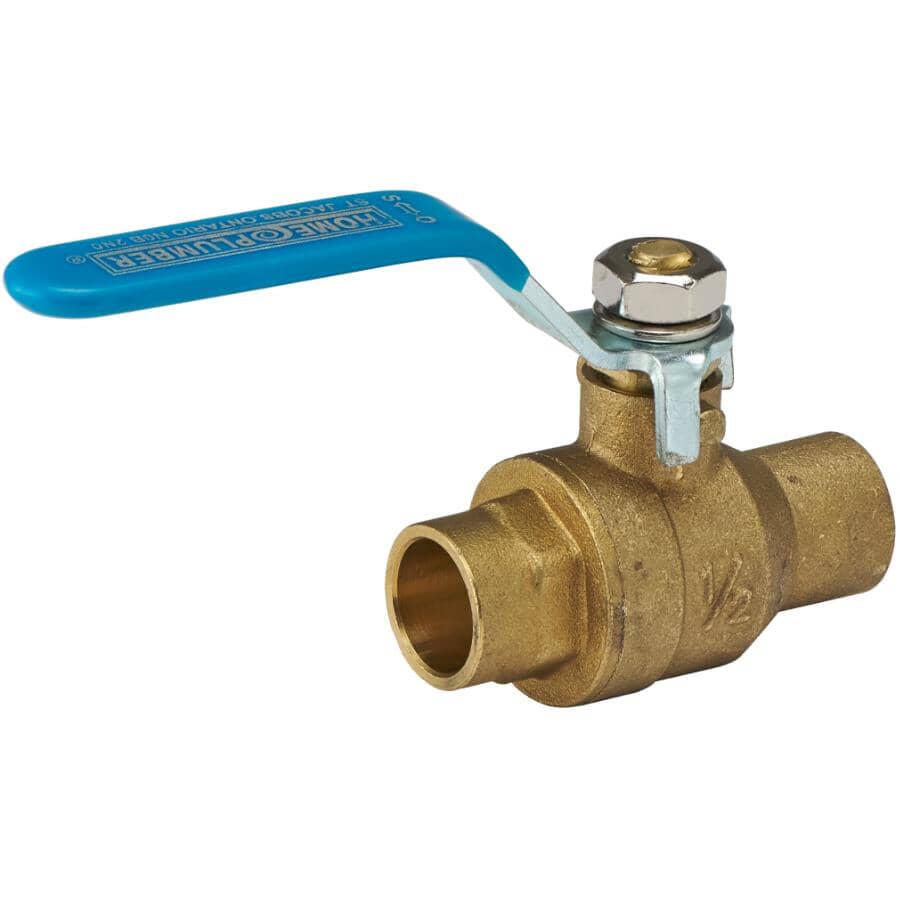 PROJEX 1/2" Brass Ball Valve- with Drain | Home Hardware