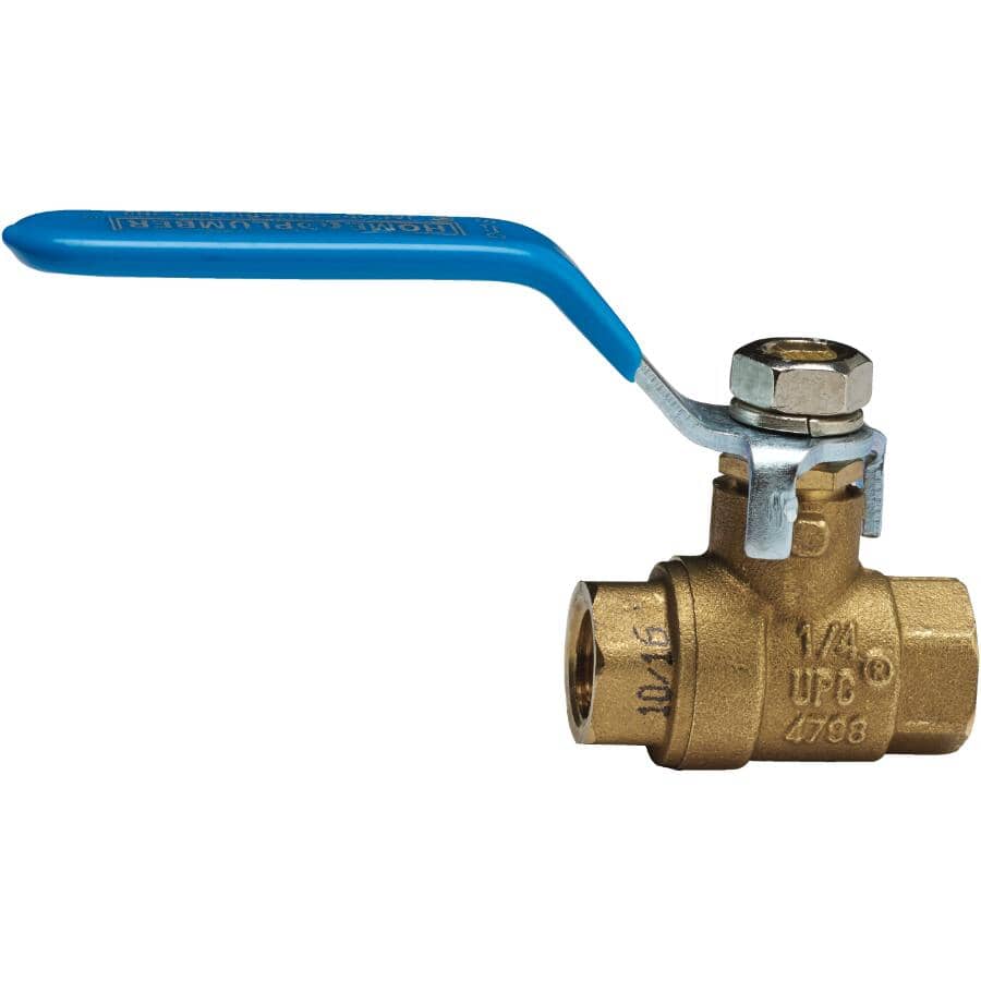 PROJEX 1/4" IPS Brass Ball Valve | Home Hardware