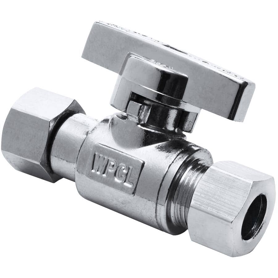 WATERLINE PRODUCTS 3/8" Compression x 3/8" Female Swivel Add | Home ...