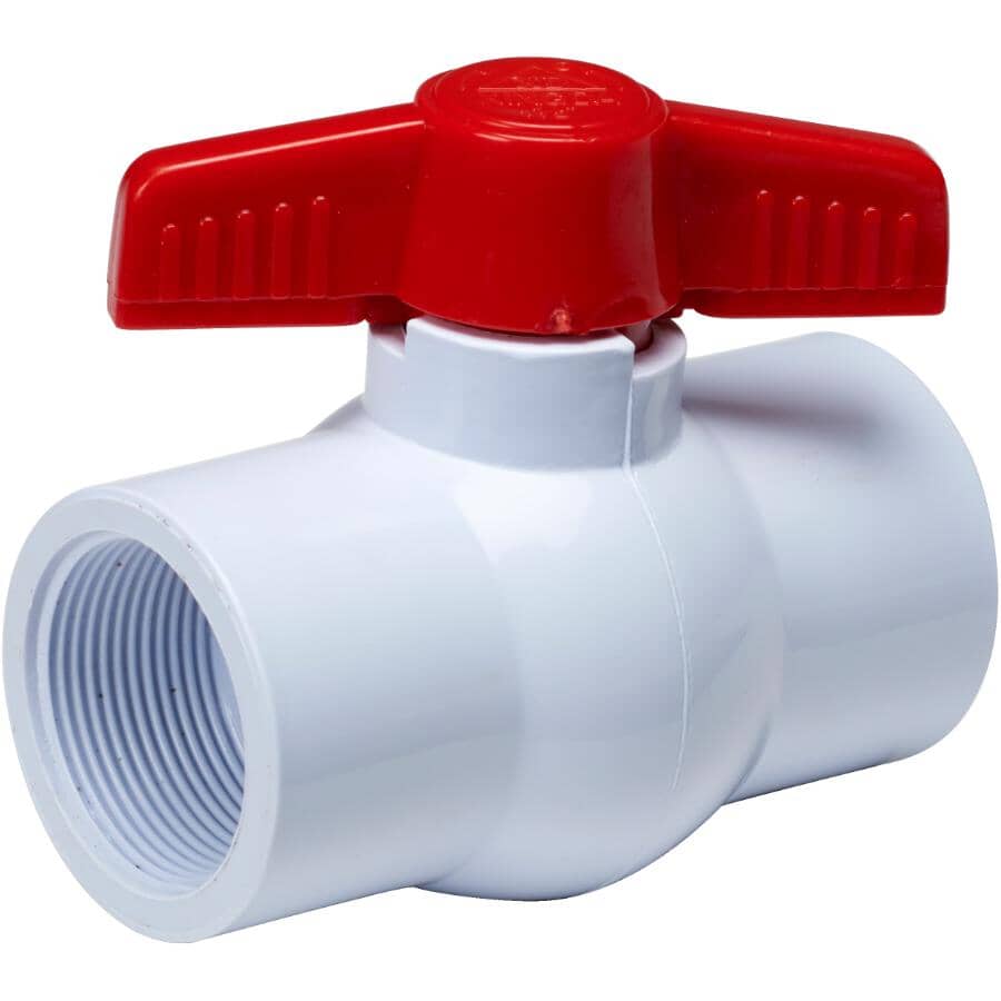 PROJEX 1-1/2" PVC Threaded Ball Valve | Home Hardware