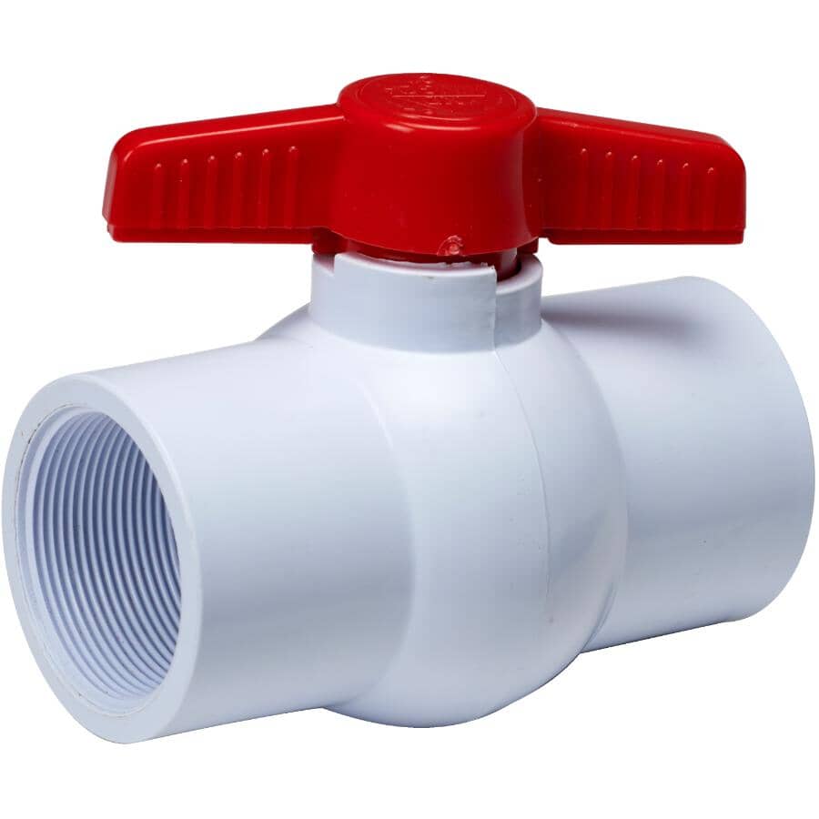 PROJEX 2" PVC Threaded Ball Valve | Home Hardware