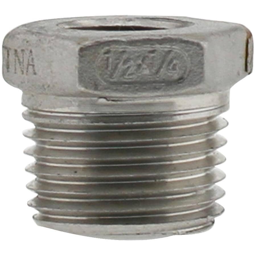 PLUMB-EEZE 1/2" x 1/4" Stainless Steel Bushing | Home Hardware