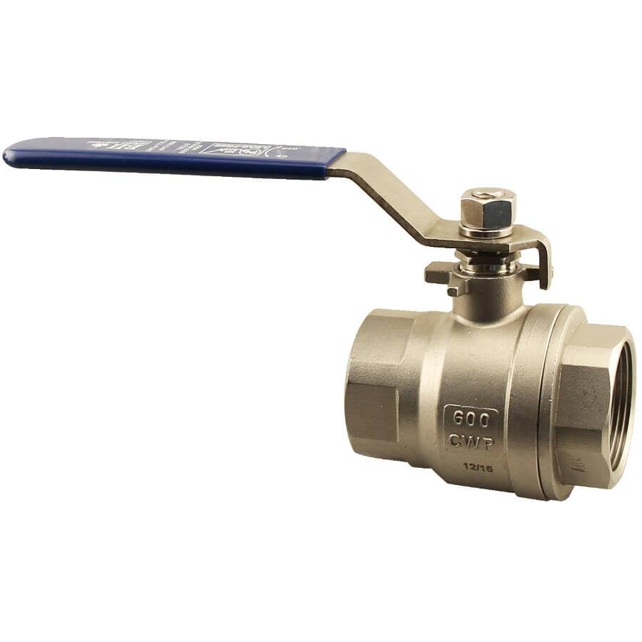 PLUMB-EEZE 1" FPT Full Port Stainless Steel Ball Valve | Home Hardware