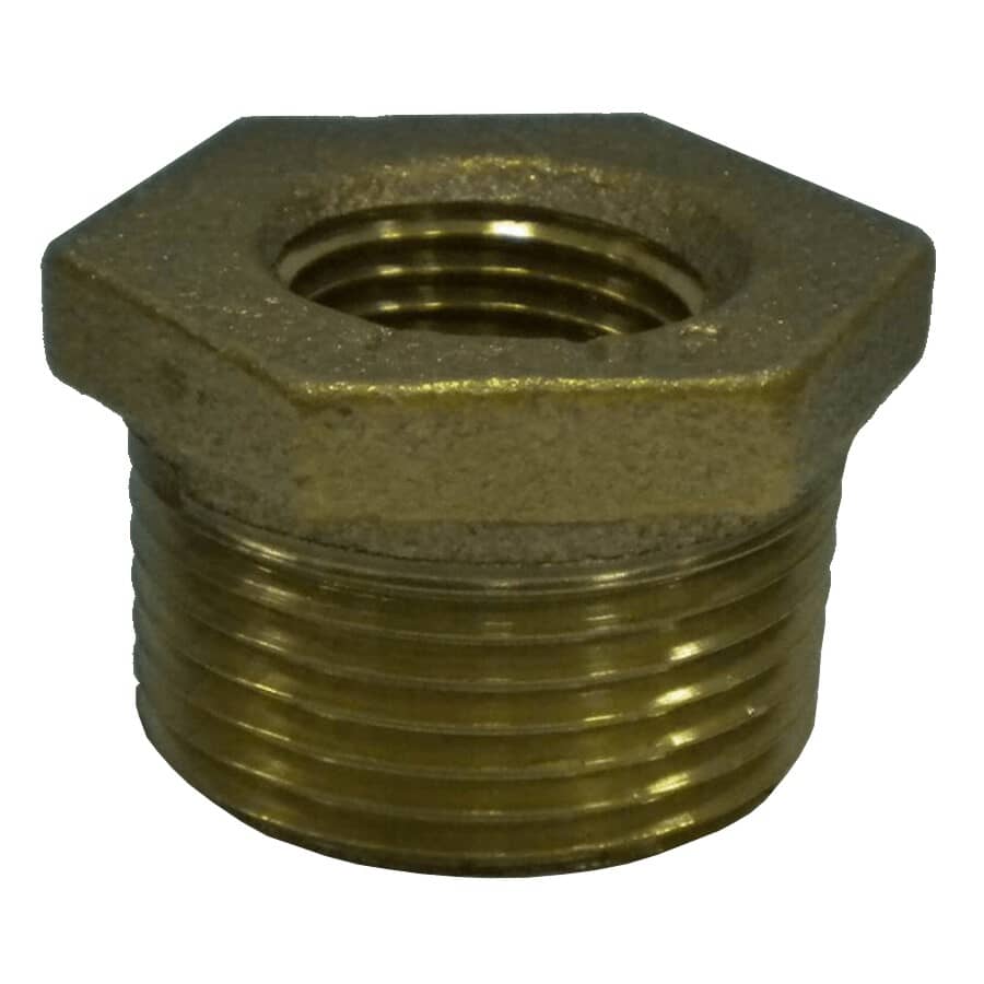 PROJEX 1/2" MPT x 1/8" FPT Bronze Reducing Bushing | Home Hardware