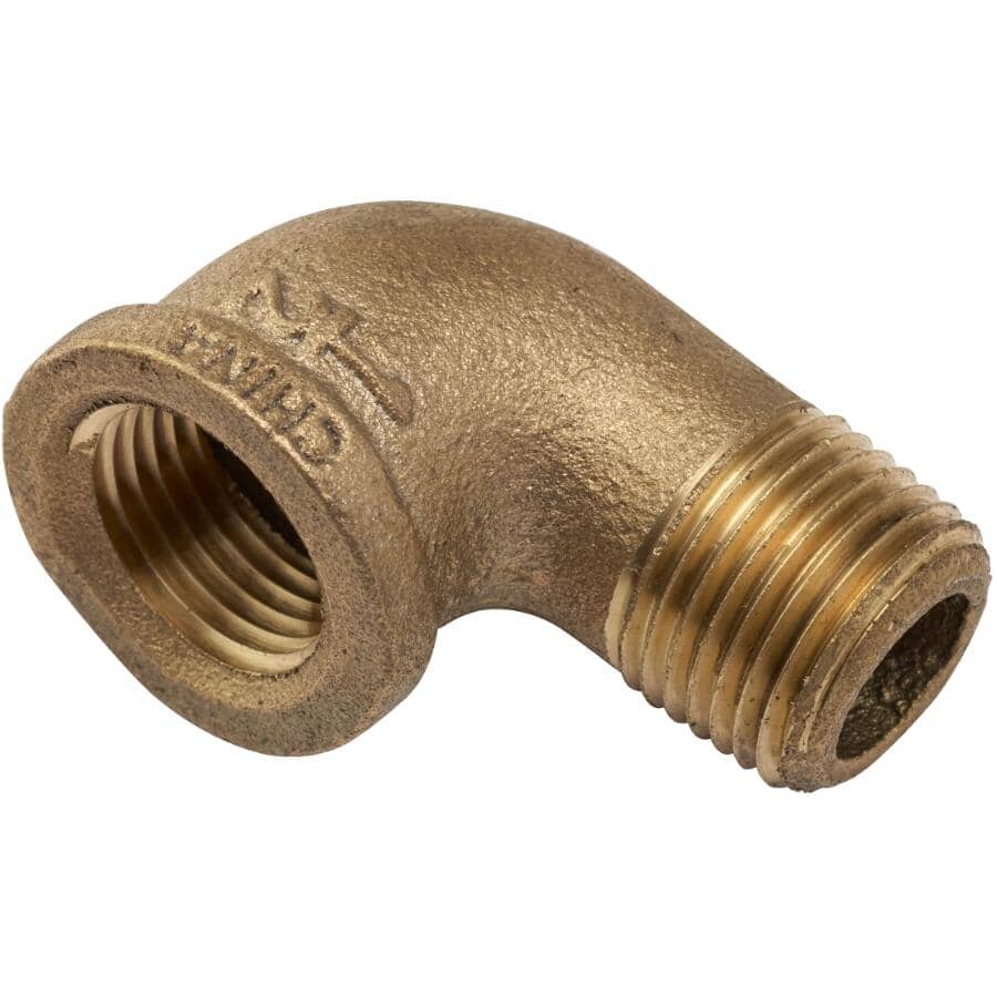 PROJEX 1/2" Bronze 90 Degree Street Elbow | Home Hardware