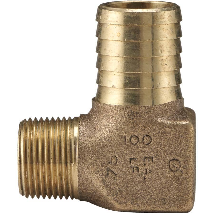 PROJEX 1" x 3/4" Brass Hydrant Elbow | Home Hardware