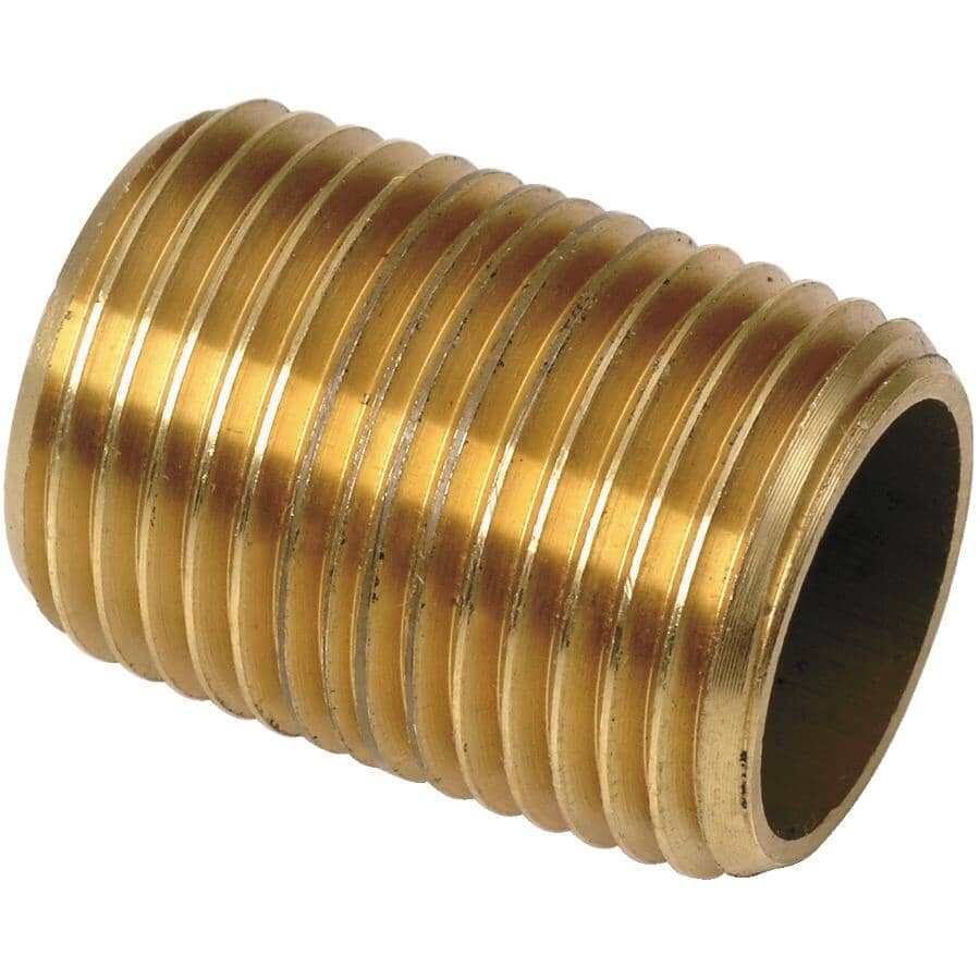 PROJEX 1/2" x Close Brass Nipple | Home Hardware