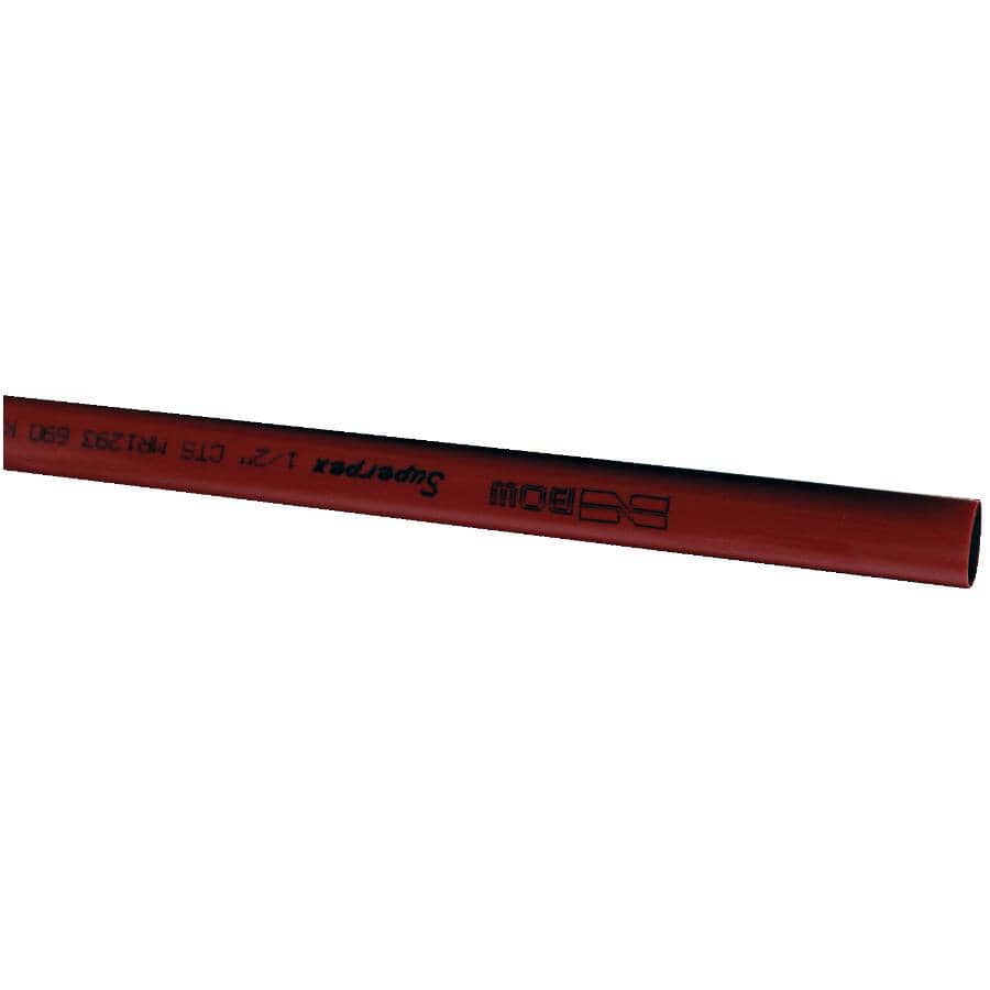 BOW 1/2" x 10' Red Poly SuperPex Pipe | Home Hardware