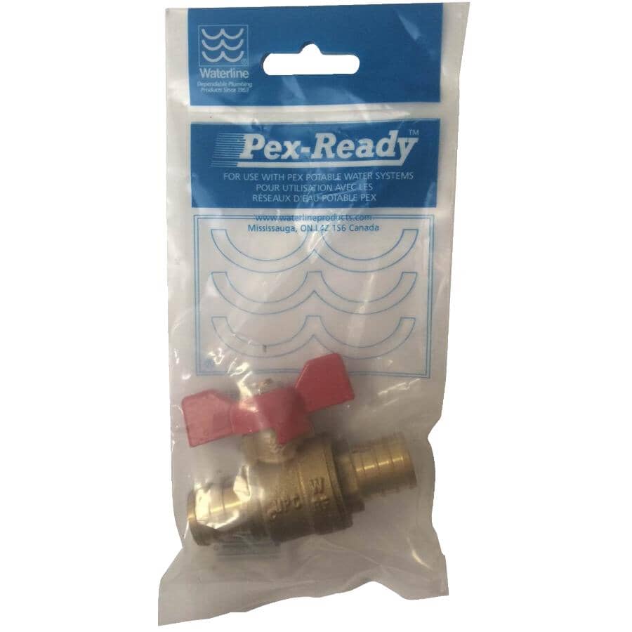 WATERLINE PRODUCTS 1/2" PEX Brass T | Home Hardware