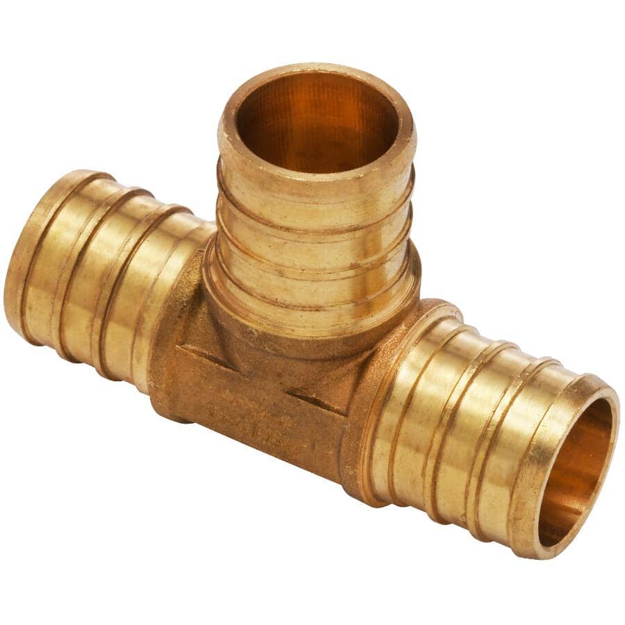 WATERLINE PRODUCTS 3/4" PEX Brass Tee | Home Hardware