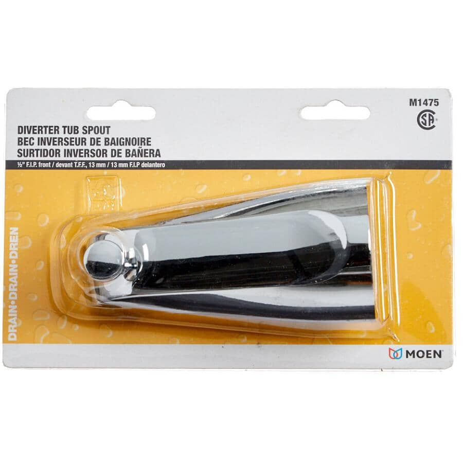 MOEN 1/2" FPT Diverter Tub Spout - Chrome | Home Hardware